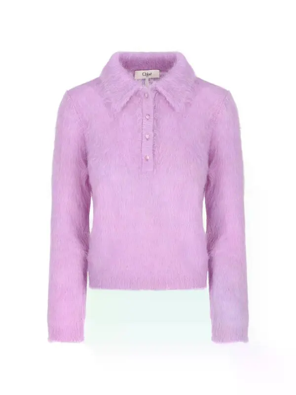 Chloé Brushed Finish Polo Shirt