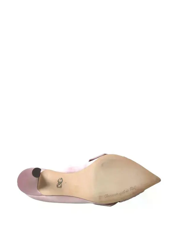 Dolce & Gabbana Jewelled-bow Pointed-toe Pumps