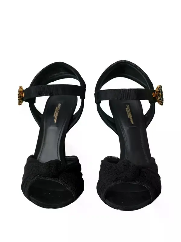 Dolce & Gabbana Knotted Embellished Sandals