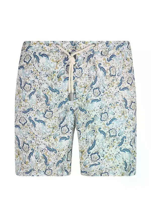 Orlebar Brown Bulldog Paisley Print Swim Shorts - Neutrals