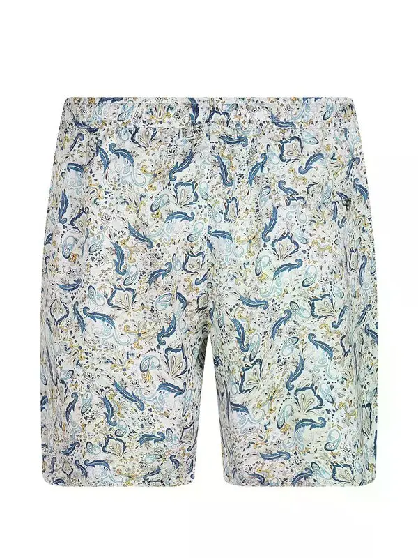 Orlebar Brown Bulldog Paisley Print Swim Shorts - Neutrals