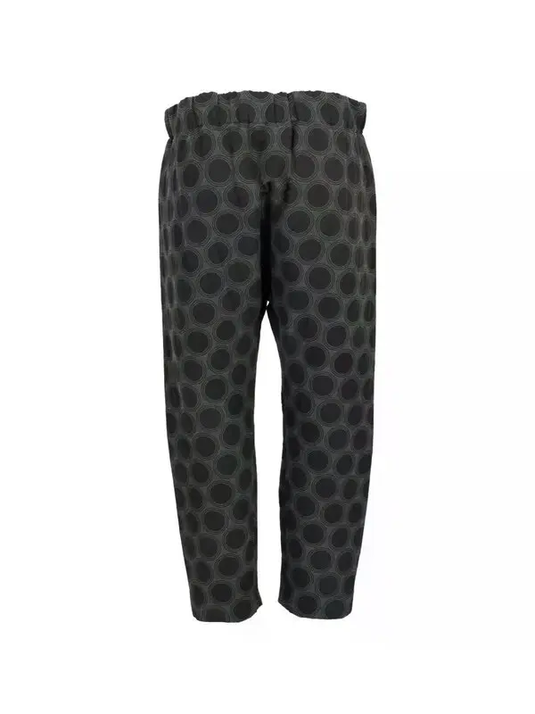 Marni Circle-print Trousers - Grey