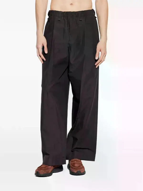 Issey Miyake Pleated Trousers - Brown