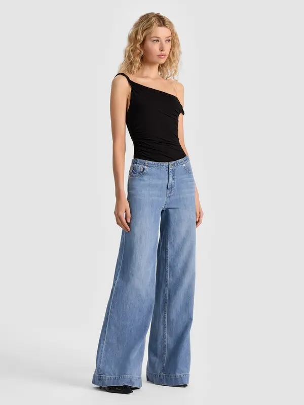 Alice + Olivia Bianca Twisted Bodysuit