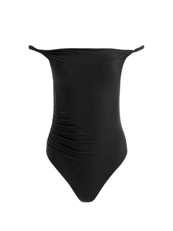 Alice + Olivia Bianca Twisted Bodysuit