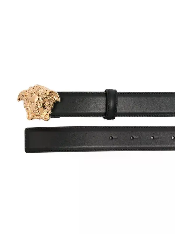 Versace La Medusa Leather Belt