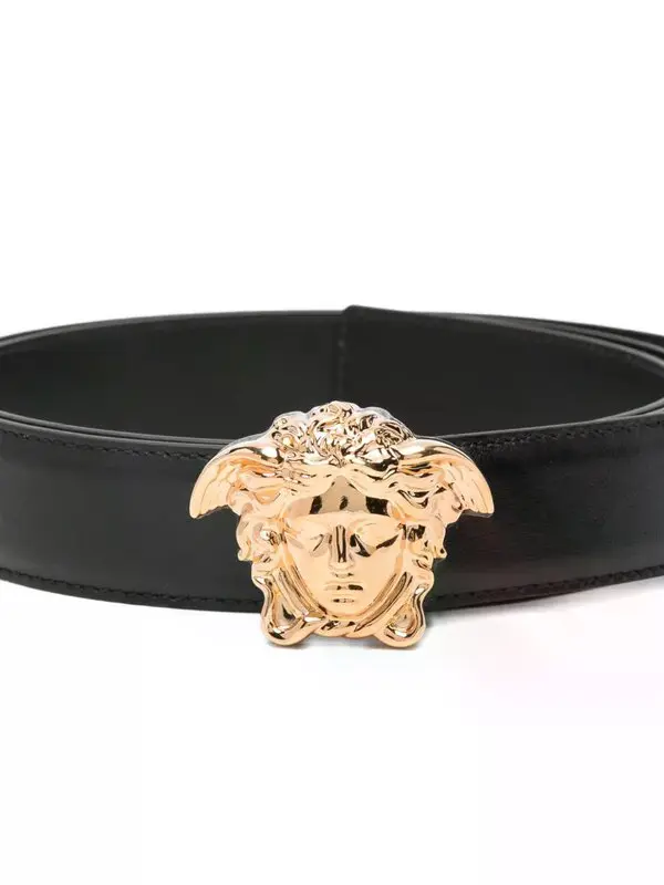 Versace La Medusa Leather Belt