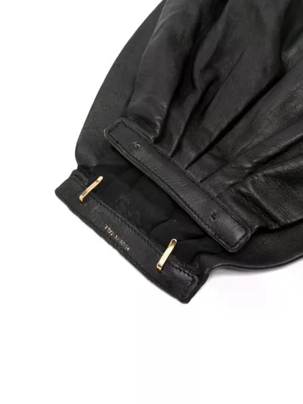 Valentino Garavani Gathered Leather Belt