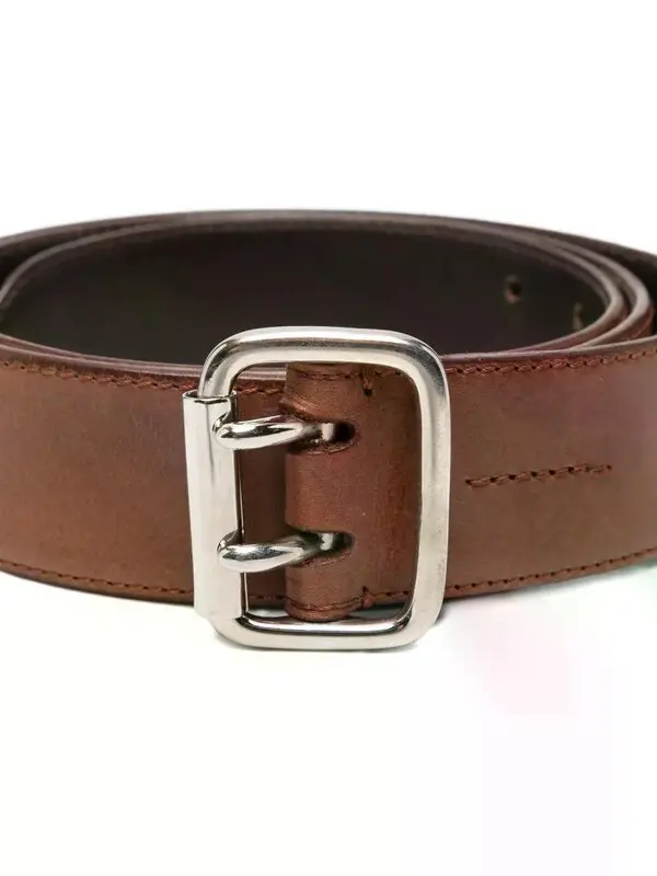 Gianfranco Ferre Double-prong Buckle Belt