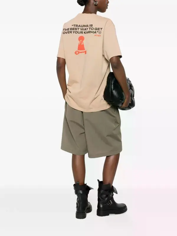 11 11 L.U.C.K. Graphic Print T-shirt