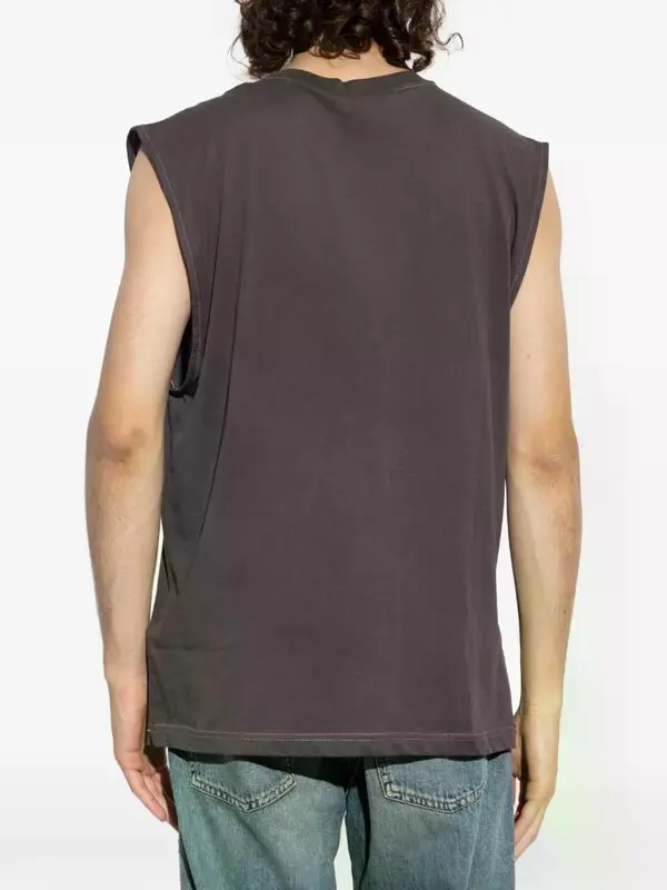 DIESEL® Graphic-print Sleeveless T-shirt