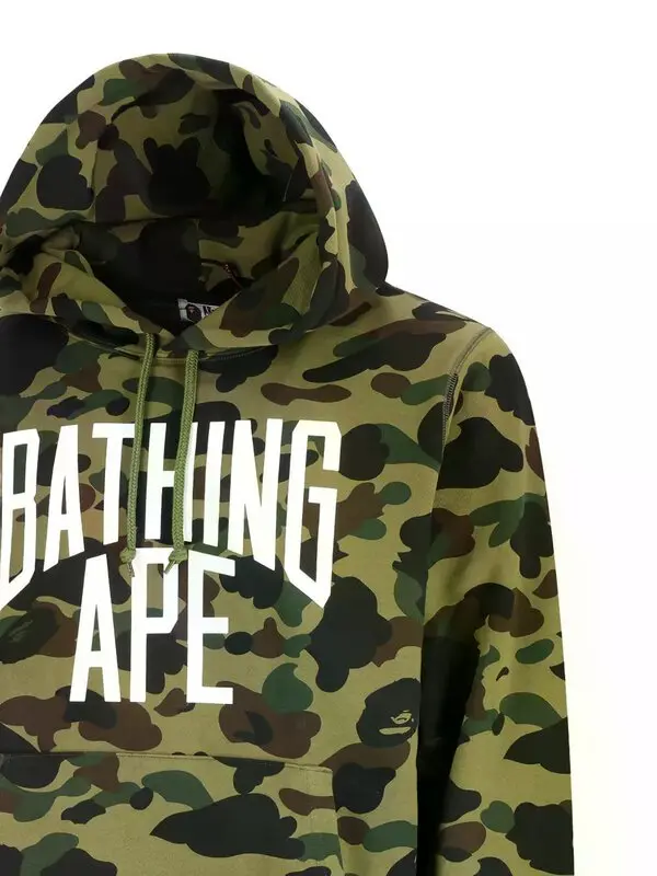 A BATHING APE 1st Camo Logo-print Hoodie