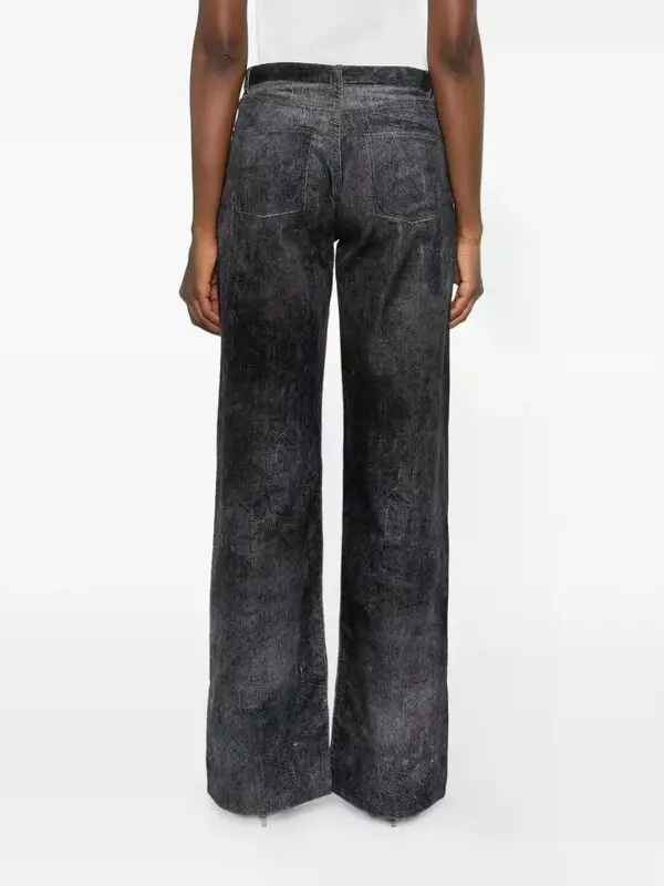 Marie Adam-Leenaerdt Washed-effect Velvet Jeans