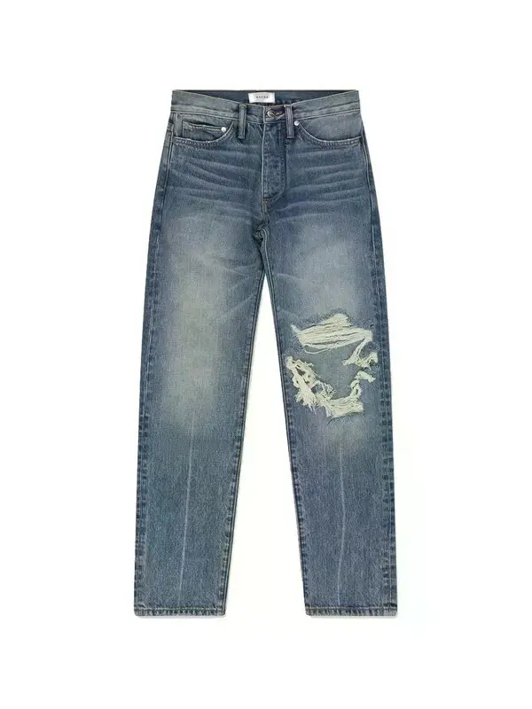 Rhude Distressed Whiskering-effect Jeans