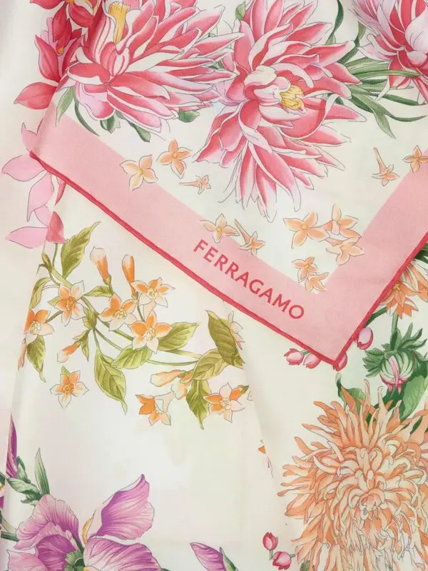 FERRAGAMO Primavera Floral-print Scarf