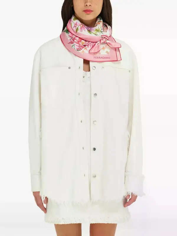 FERRAGAMO Primavera Floral-print Scarf