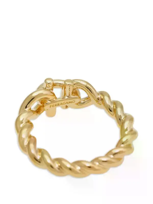 FERRAGAMO Gancini Twisted Ring