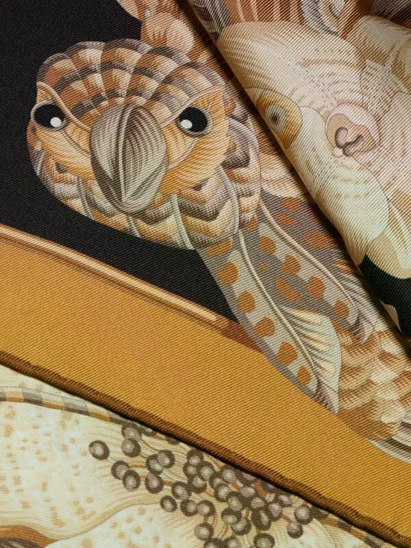 FERRAGAMO Parrots-print Silk Foulard