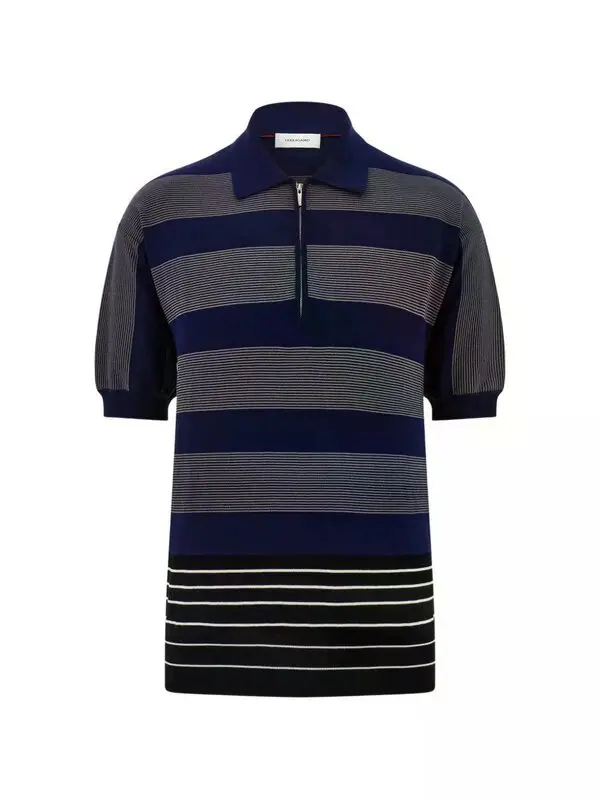FERRAGAMO Striped Polo Shirt