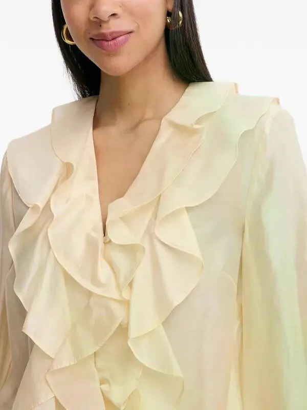 TWINSET Ruffled Long-sleeve Blouse