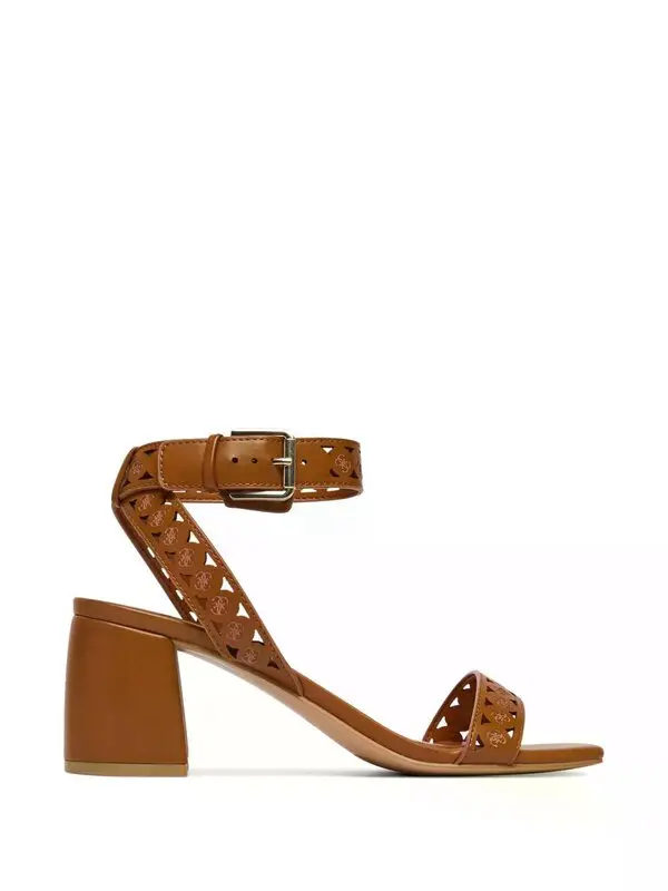 Guess Gastine Logo-debossed Sandals - Brown