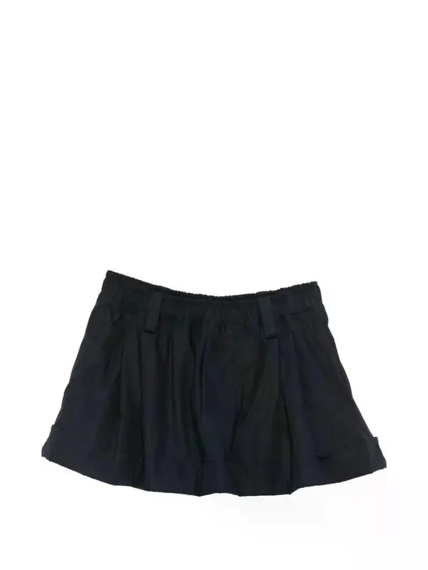 MERYLL ROGGE Pleated Elasticated Shorts - Blue