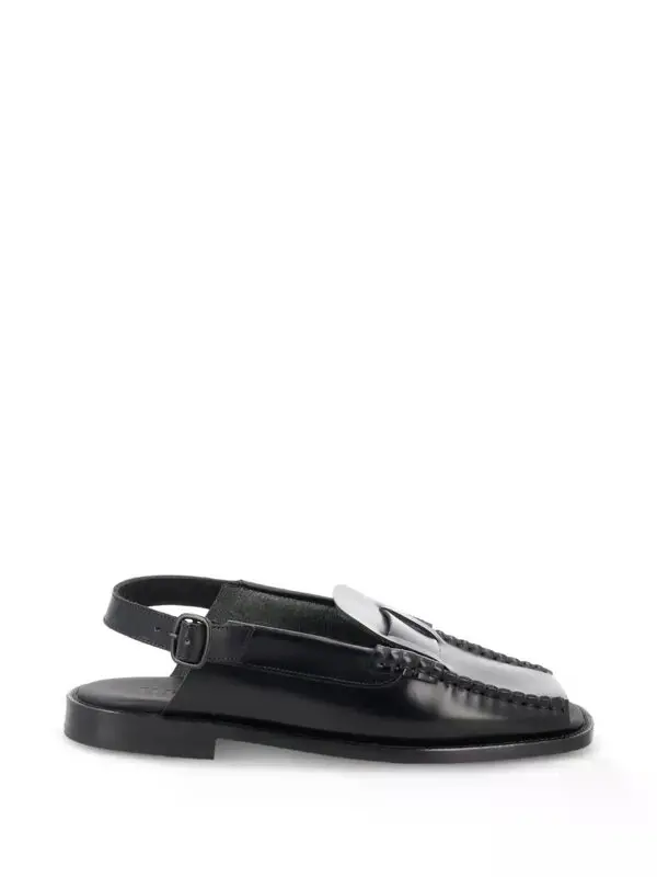Hereu Sisa Slingback Sandals - Black