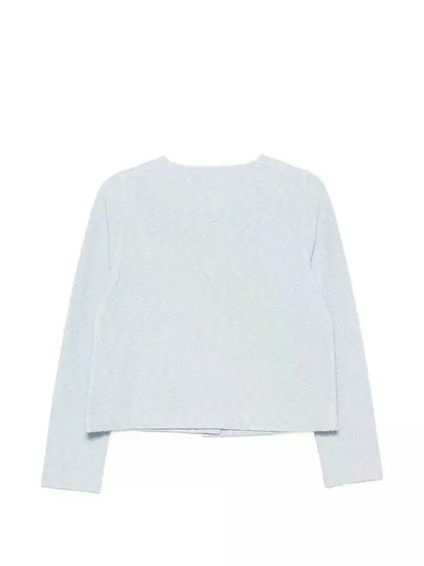 Bruno Manetti Bouclé Jacket With Contrast Trim