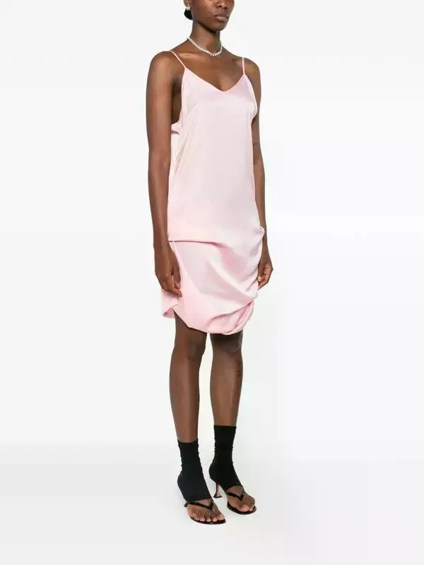 JULIE KEGELS Draped Detail Mini Dress