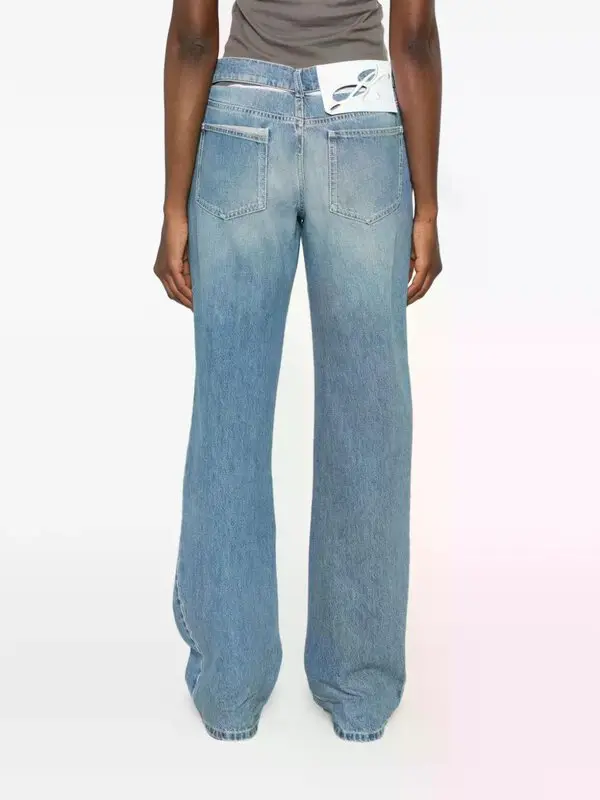 JULIE KEGELS Patricia Logo-patch Jeans