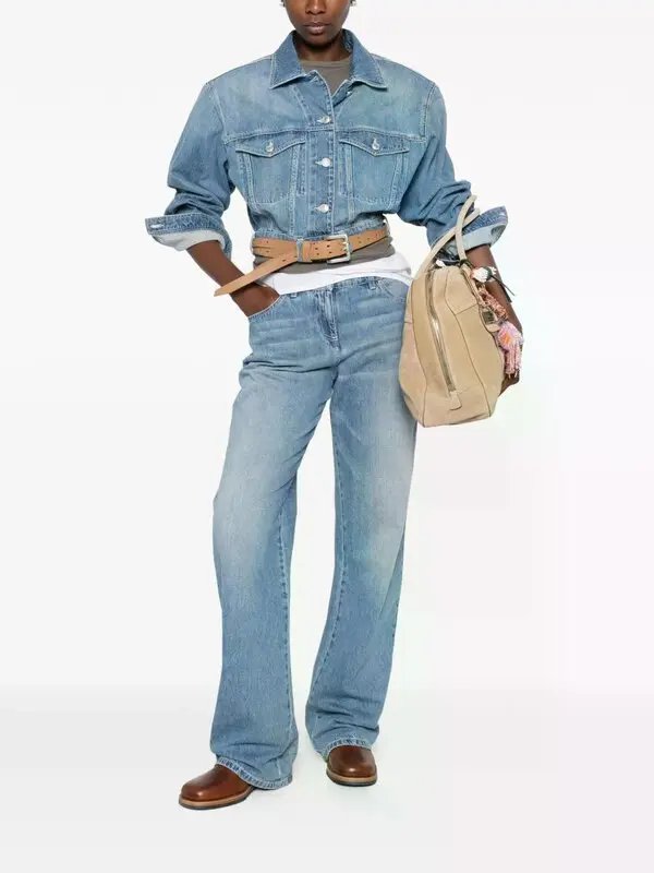 JULIE KEGELS Cropped Denim Jacket