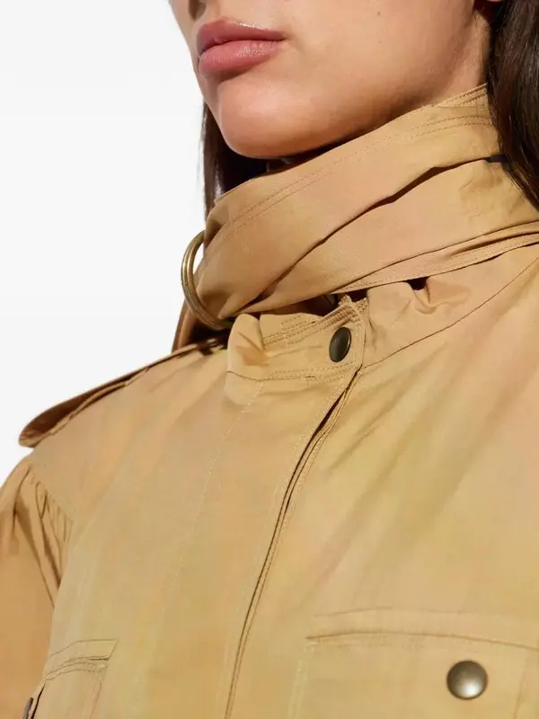 Chloé Ruffled High-neck Coat