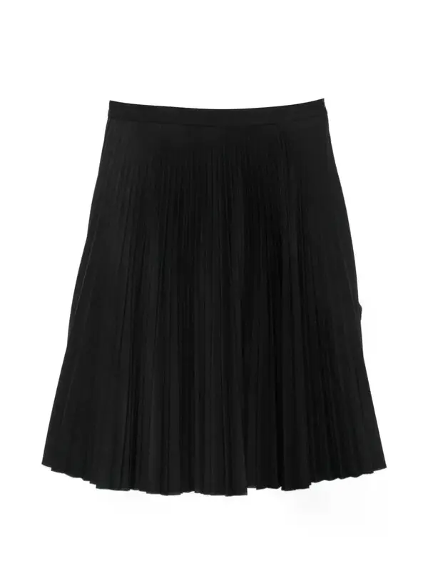 JULIE KEGELS Shirley Pleated Midi Skirt - Black