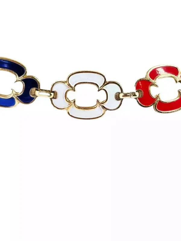 MADISON 1970s Flower-link Belt - Gold