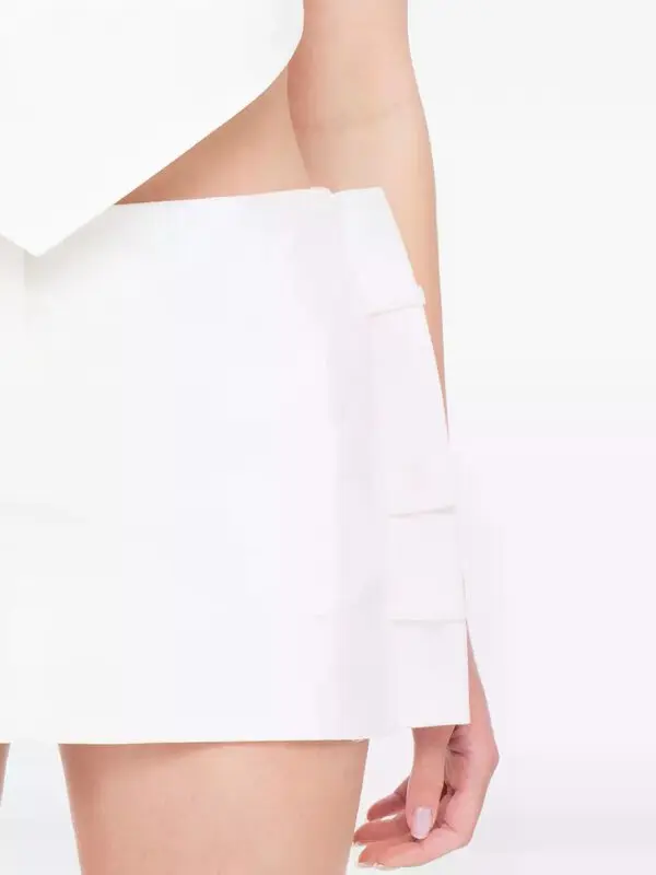 MEDEEA Deconstructed Waistband Mini Skirt