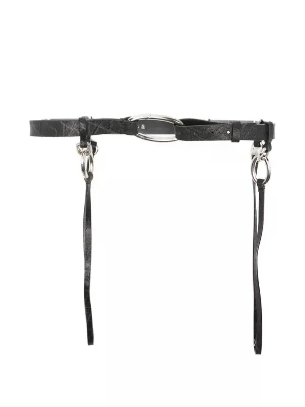 Gianfranco Ferre Ring-detail Leather Belt