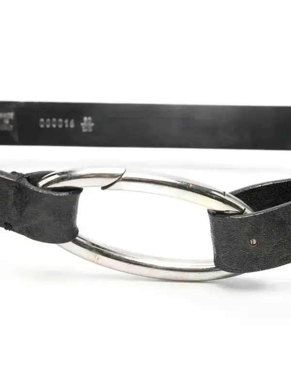 Gianfranco Ferre Ring-detail Leather Belt