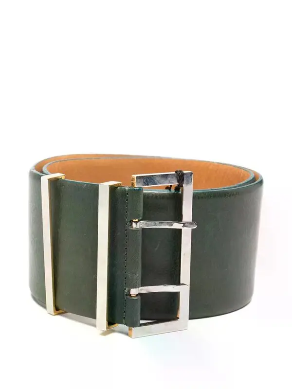 Gianfranco Ferre Double-prong Buckle Belt