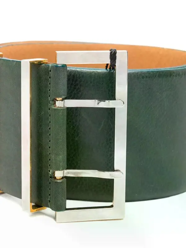 Gianfranco Ferre Double-prong Buckle Belt
