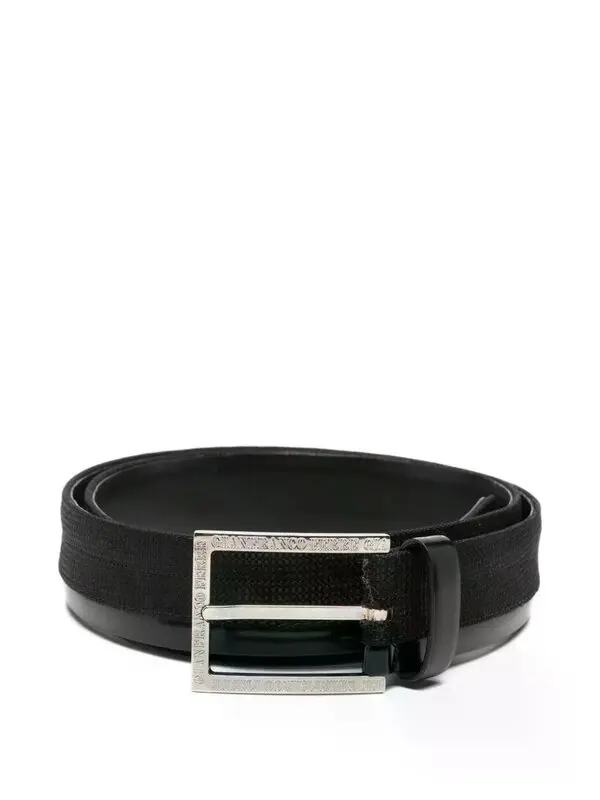 Gianfranco Ferre Logo-engraved Buckle Belt