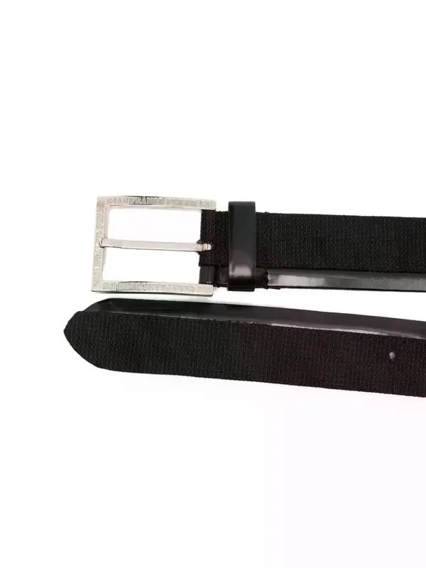 Gianfranco Ferre Logo-engraved Buckle Belt