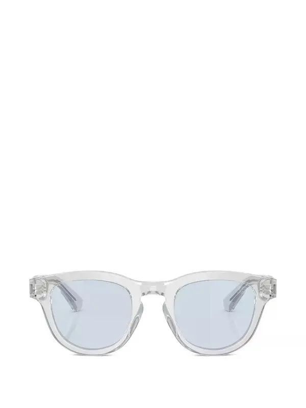 Burberry Oval-frame Sunglasses - White