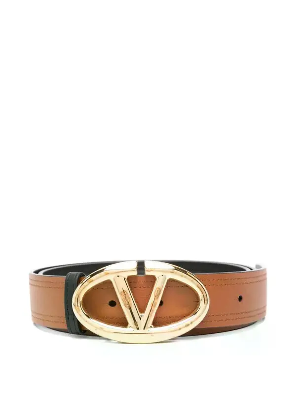 Valentino Garavani Vlogo Signature Belt - Neutrals