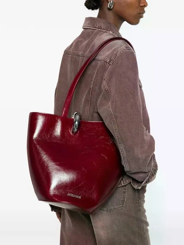Jacquemus Le Bambola Medio Bucket Bag - Red