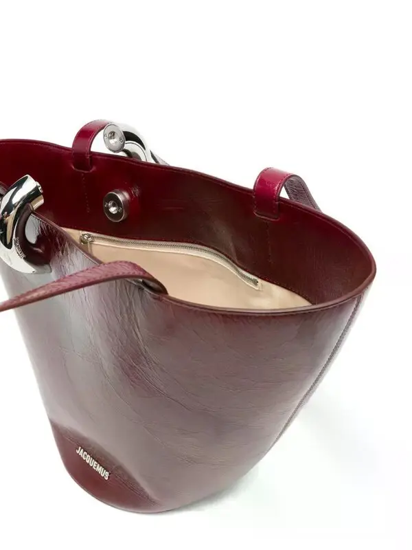 Jacquemus Le Bambola Medio Bucket Bag - Red