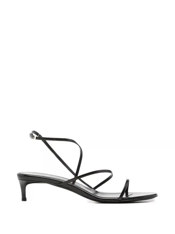Khaite Loop Heeled Sandals - Black