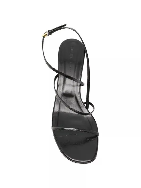 Khaite Loop Heeled Sandals - Black