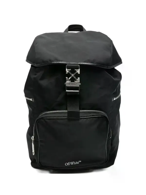 Off-White Arrows-buckle Backpack - Black