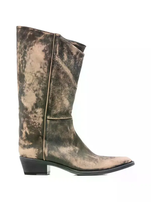 Khaite Clive Pointed-toe Boots - Neutrals