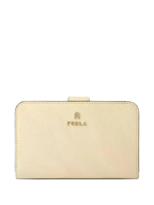 Furla Medium Camelia Leather Wallet - Neutrals